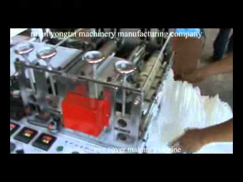 plastic sleeve cover making machine - YouTube