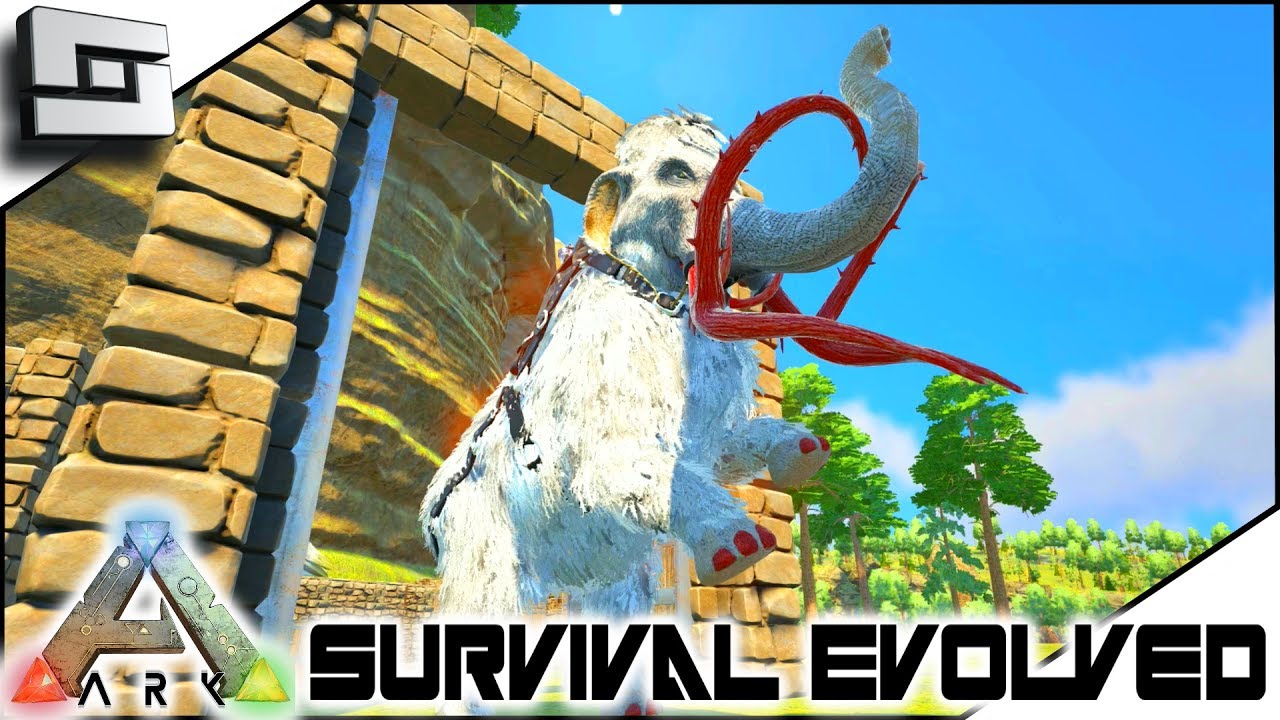 ARK: Survival Evolved - ALPHA MAMMOTH TAMED! S2E5 ( Modded Ark ...