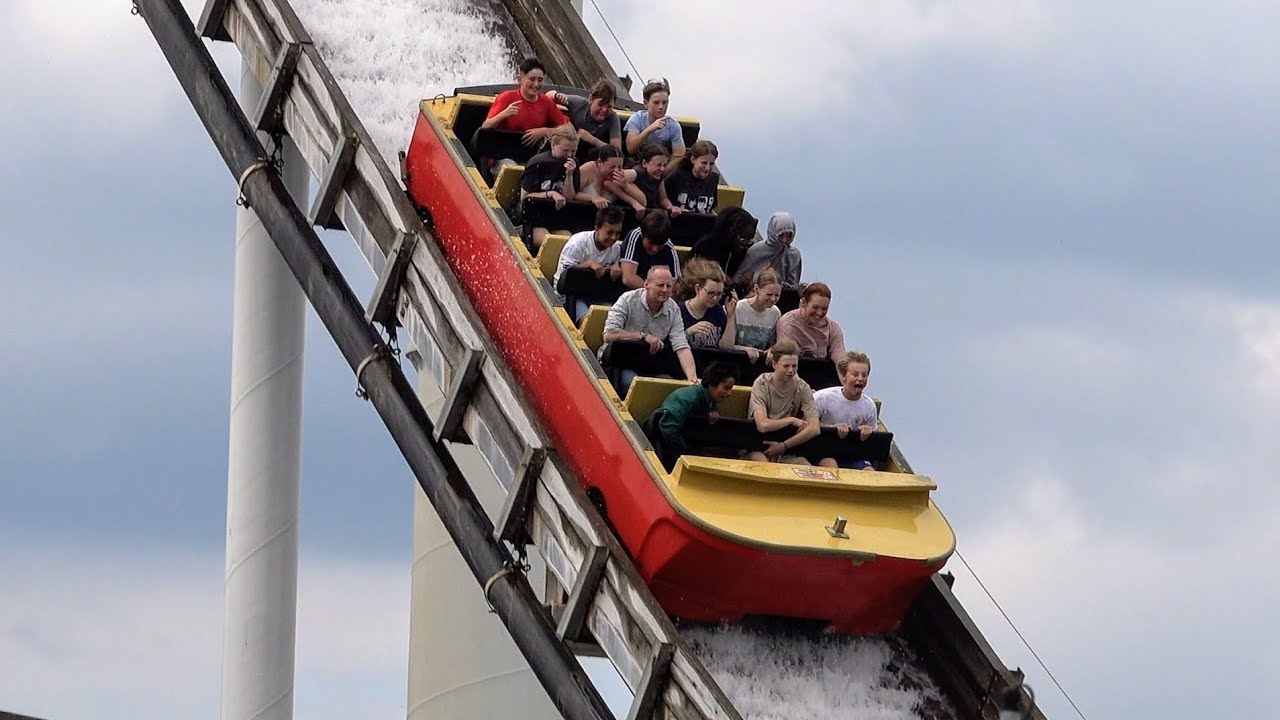 Tidal Wave Boat Ride 🌊 at Thorpe Park - YouTube