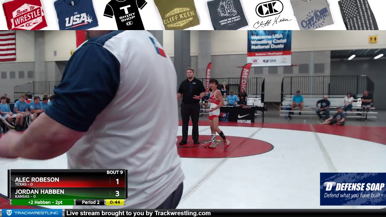 Mat 7 100 Alec Robeson Texas Vs Jordan Habben Kansas - YouTube