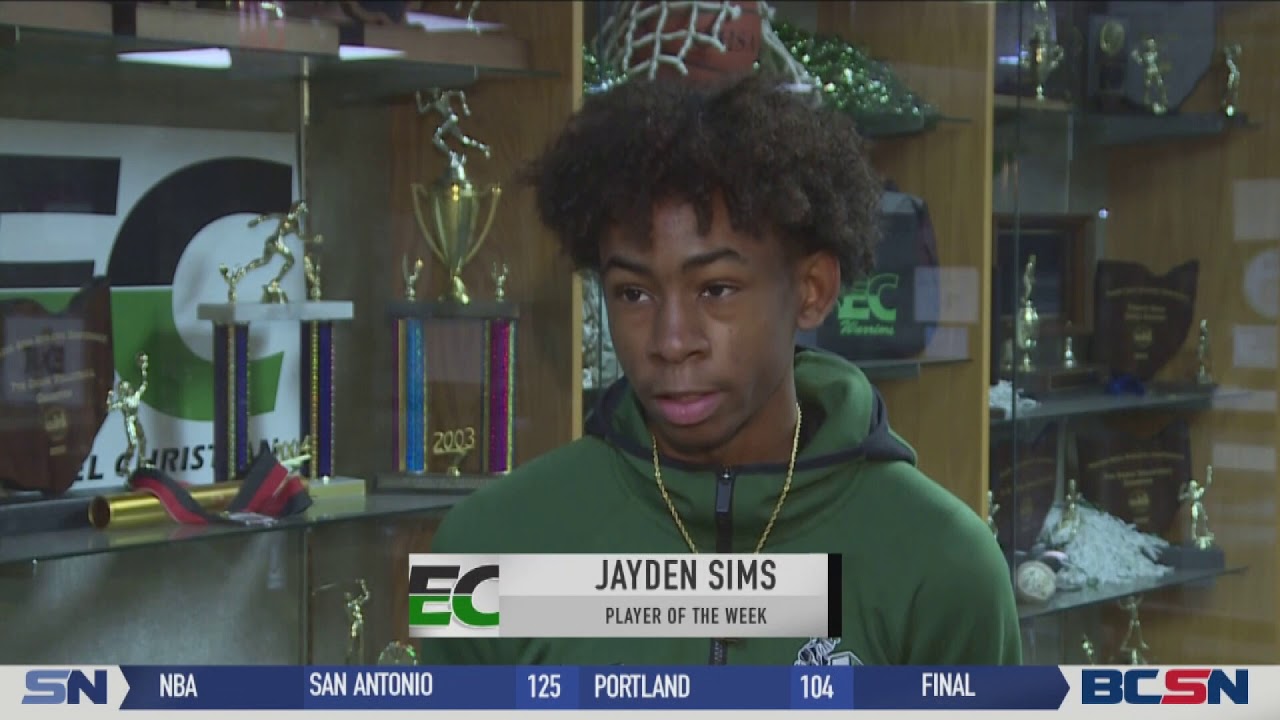 Jayden Sims Wins Player of the Week Award - YouTube