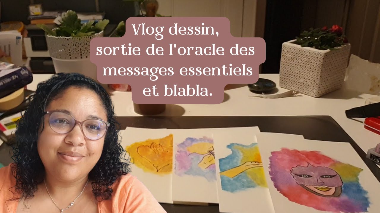 😉🖌️ Vlog dessin, sortie oracle et blabla 💝🔮 - YouTube