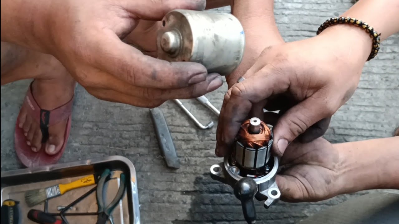 Mio i 125 palit carbon brush DiY | ayaw gumana starter | - YouTube