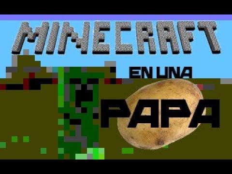 Gameplay de Minecraft en una PAPA - YouTube