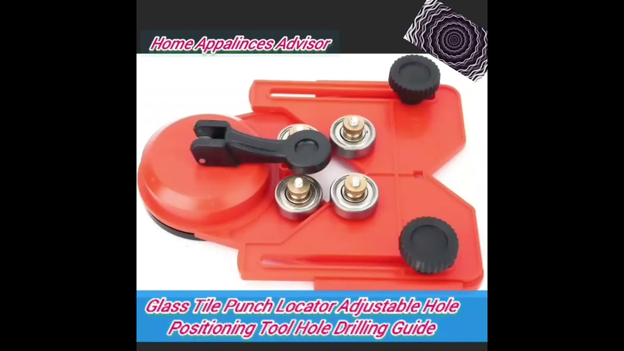 Glass Tile Punch Locator Adjustable Hole Positioning Tool Prepared ...