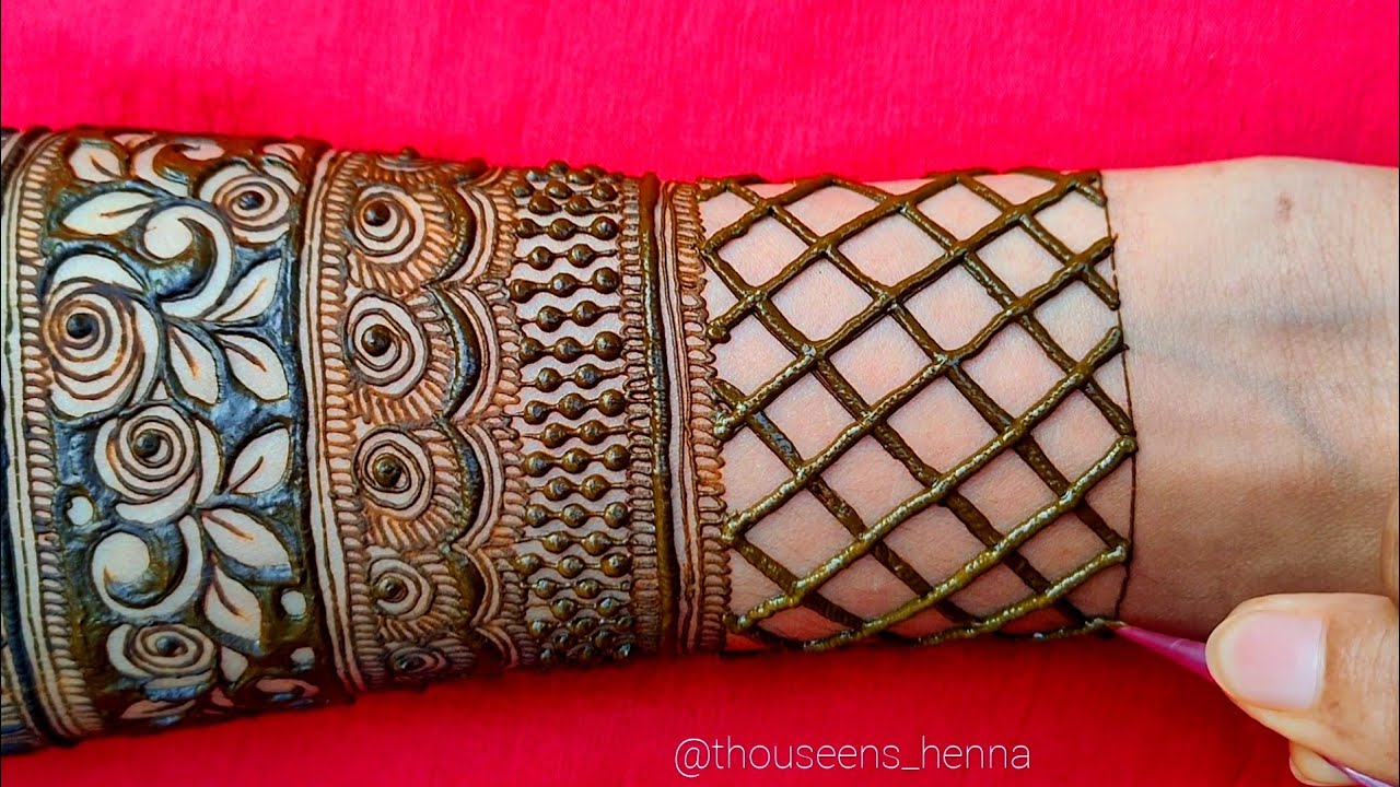 Latest Beautiful Elbow Length Bridal Henna Tutorial / Learn Heavy ...