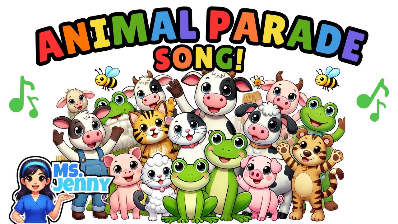 Nursery Rhymes Songs for Kids | Animal Parade Song for Toddlers ...