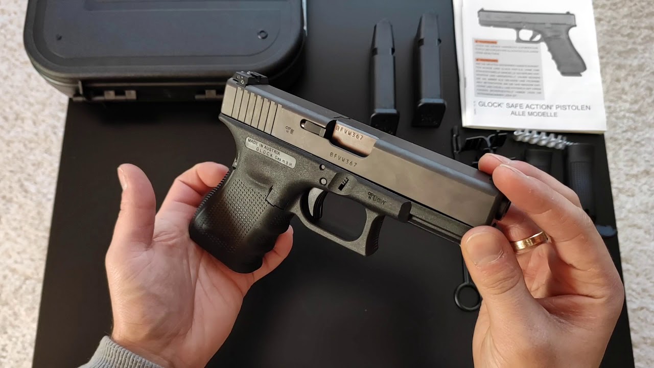 #1# Glock 19 gen 4 | 9mmGUN vlog | unboxing & test - YouTube
