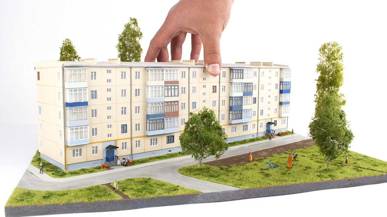Realistic Diorama from Cheboksary - Russia / 1:160 Scale Building / N ...