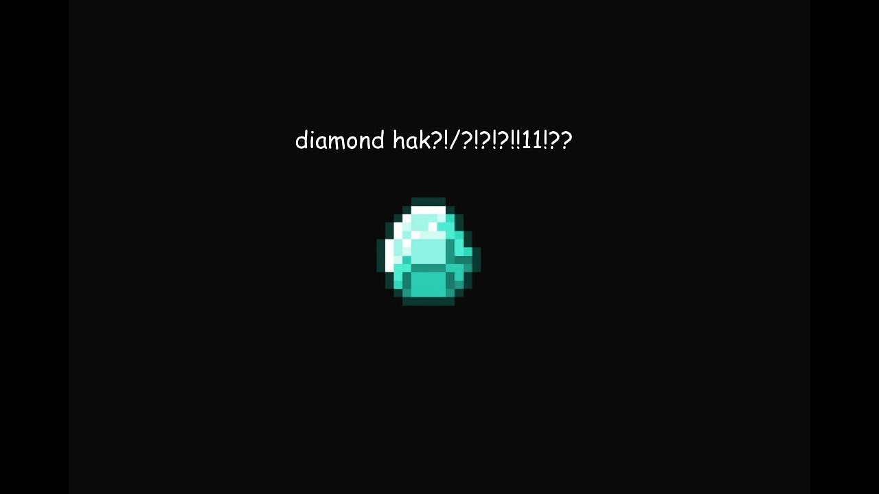 MINECRAFT DIAMOND HACK!!!1!!11!!! - YouTube