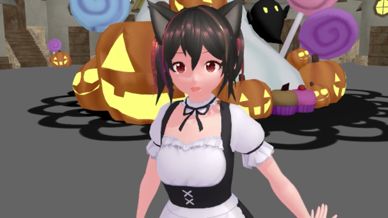 [VRoid MMD/60fps] Happy Halloween [Aiko] - YouTube