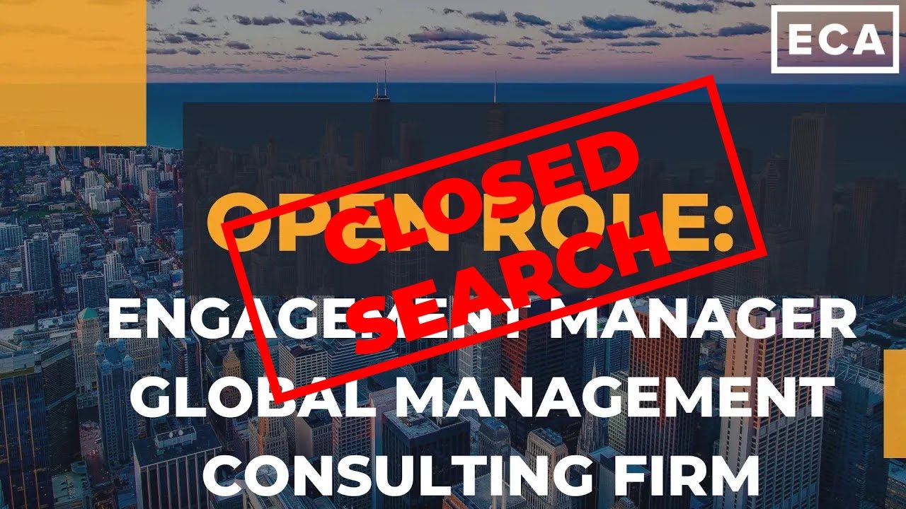 Open role: Engagement Manager, Global Management Consulting Firm - YouTube