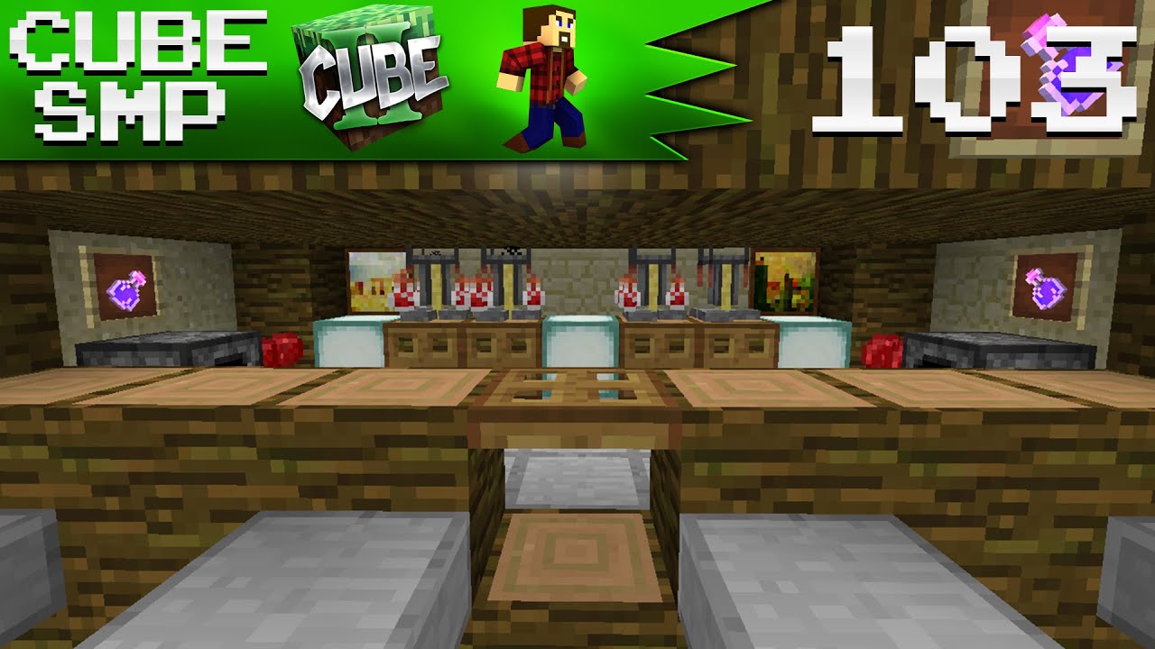 Minecraft Cube SMP: TIKI HUTS AND BAR! - Ep 103 - YouTube