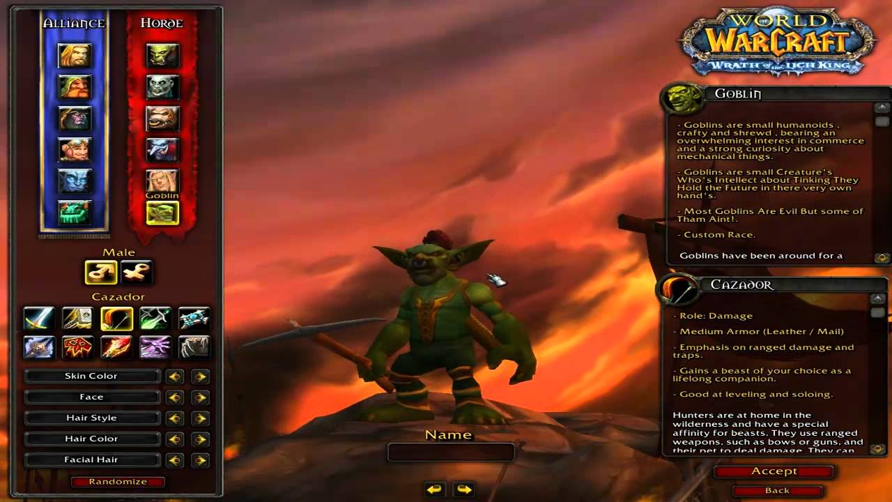 Nuevas razas wow - Custom races wow - YouTube