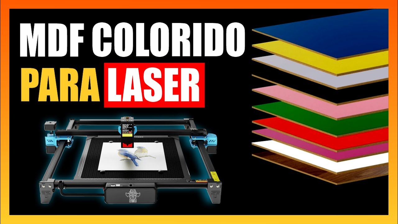 MDF COLORIDO PARA CORTE LASER TTS 20 - YouTube