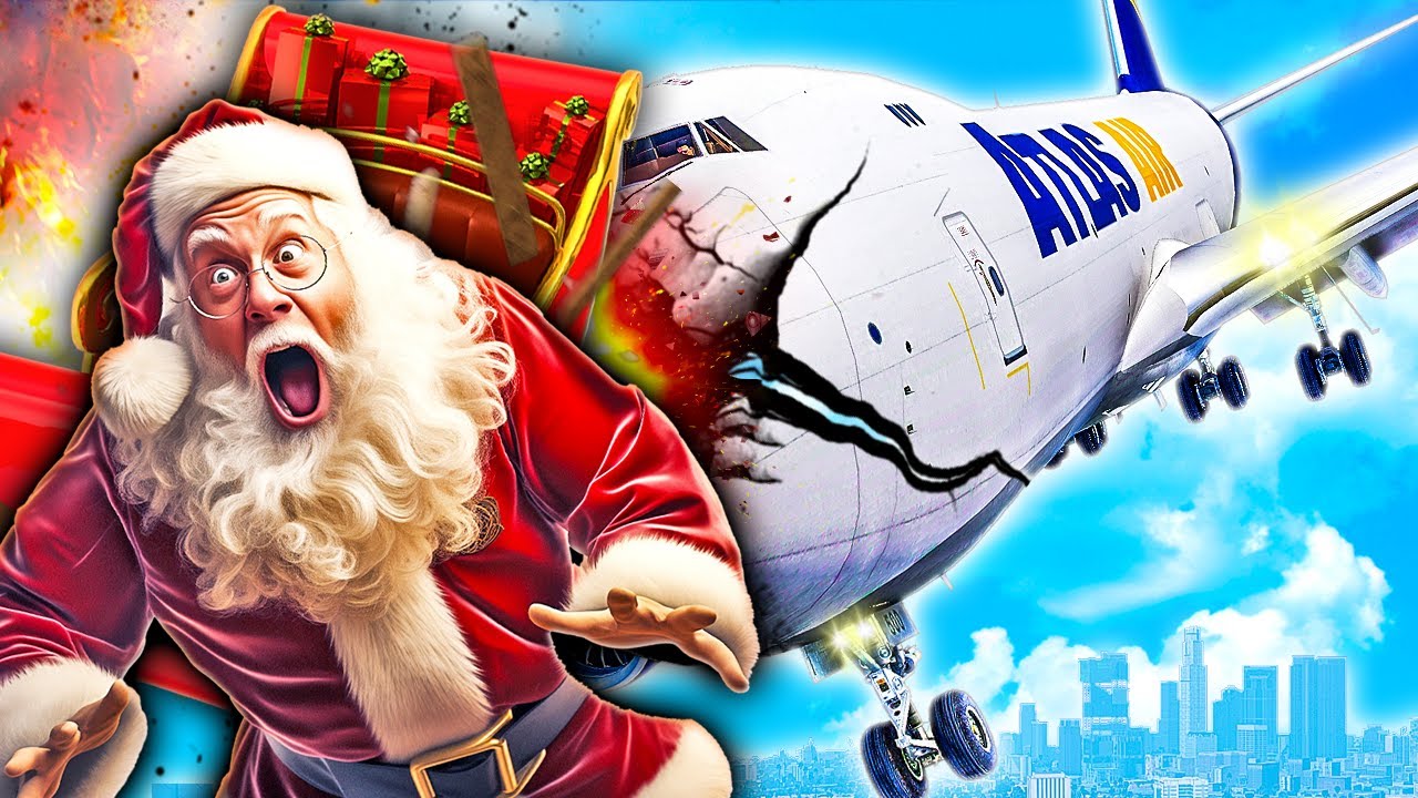 Plane CRASHES into Santa in GTA 5! Is Christmas CANCELLED? - YouTube