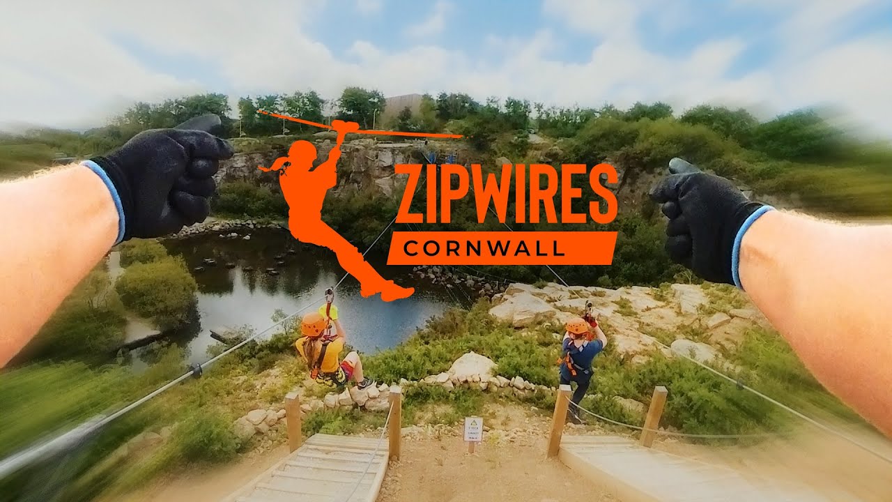 Cornwall's Zip Wire Safari - YouTube
