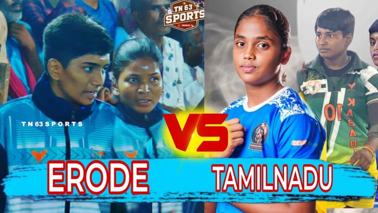 LEAGUE|TAMILNADU vs SV ERODE |ILAYANGUDI| WOMEN'S KABADDI TOURANMENT ...