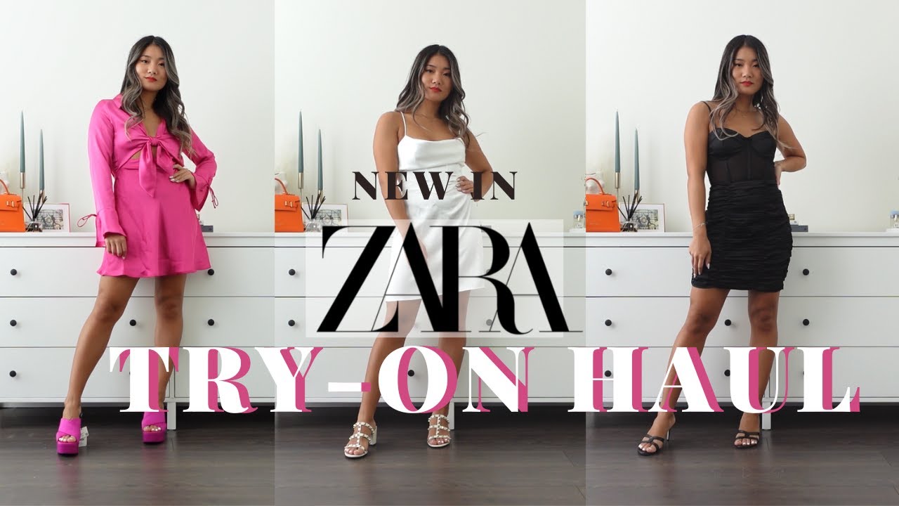 ZARA NEW IN DRESS HAUL | Spring Summer 2022 - YouTube