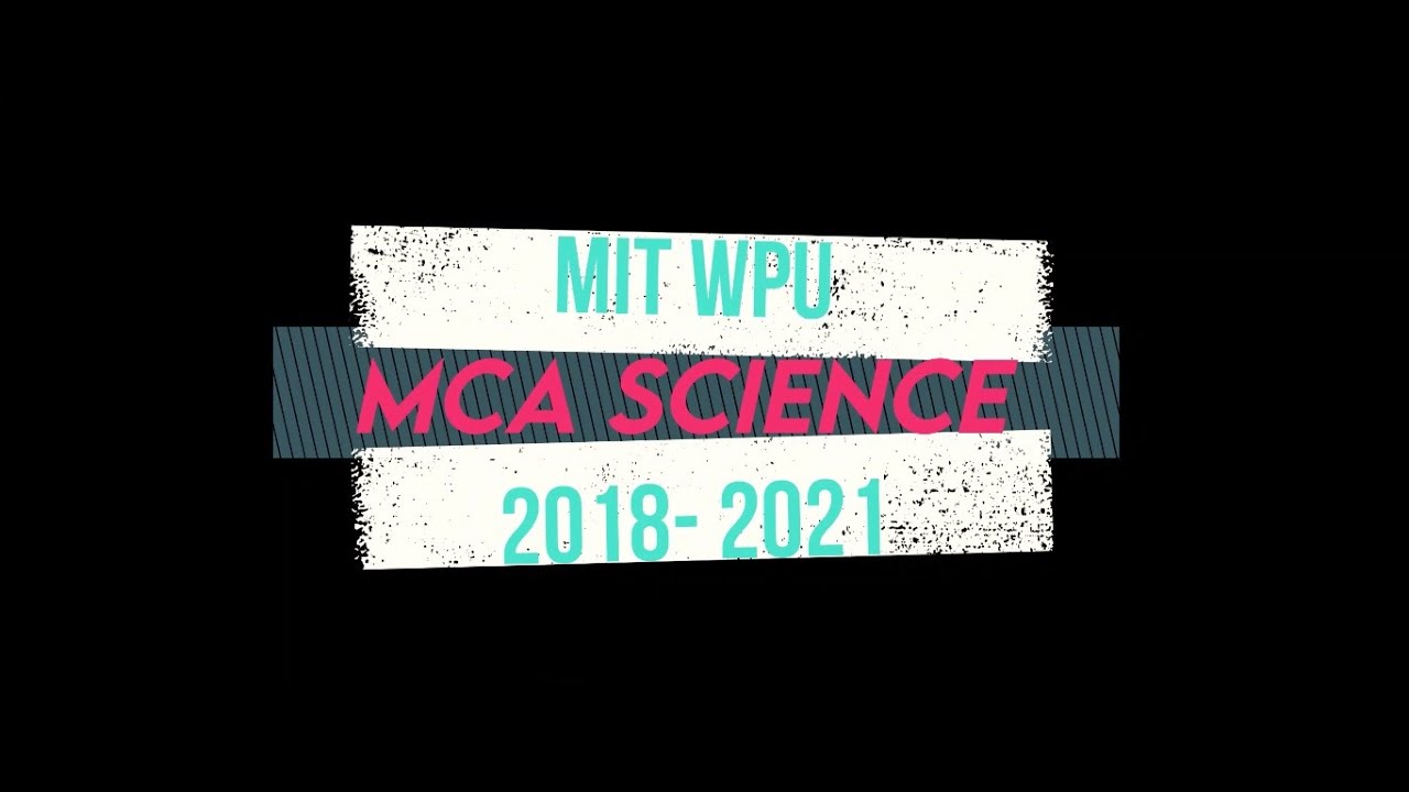 HYDERABAD NATIONAL TOUR MIT- WORLD PEACE UNIVERSITY MCA SCIENCE (2018 ...