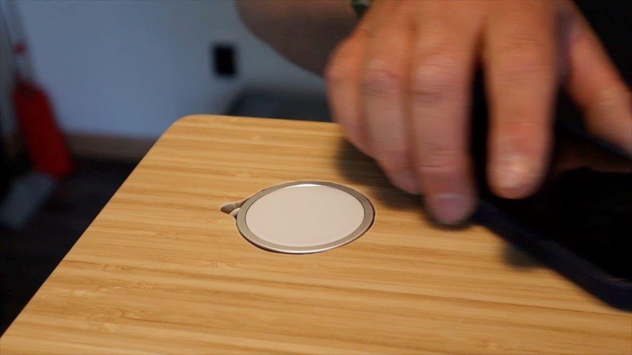 Embedding MagSafe into my Desk - YouTube