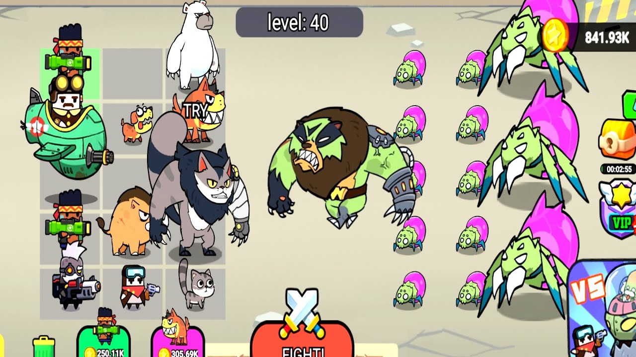 Brawlstar Monster Battle - Merge Brawl Stretegy Game, Animal Monster vs ...