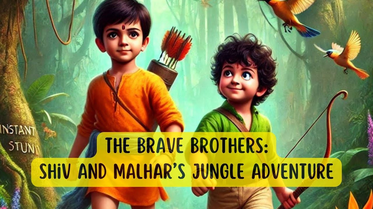 The Brave Brothers: Shiv and Malhars Jungle Adventure | Kids Story ...