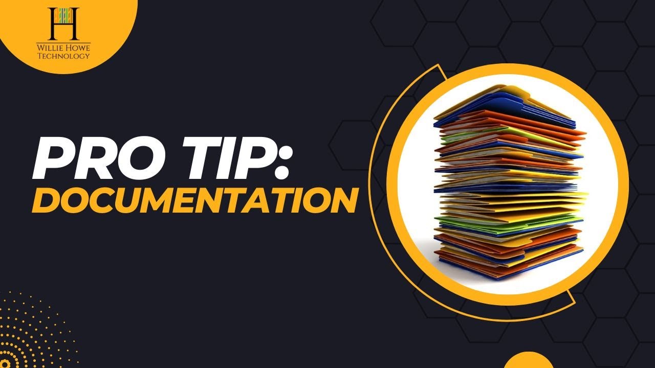 Pro Tip: Document All The Things - YouTube