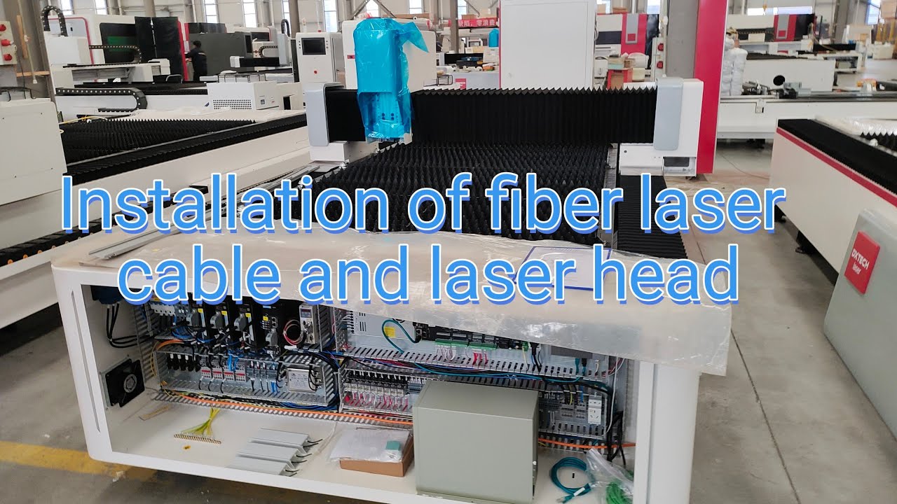 Fiber laser cutting machine-installation video for fiber cables and ...