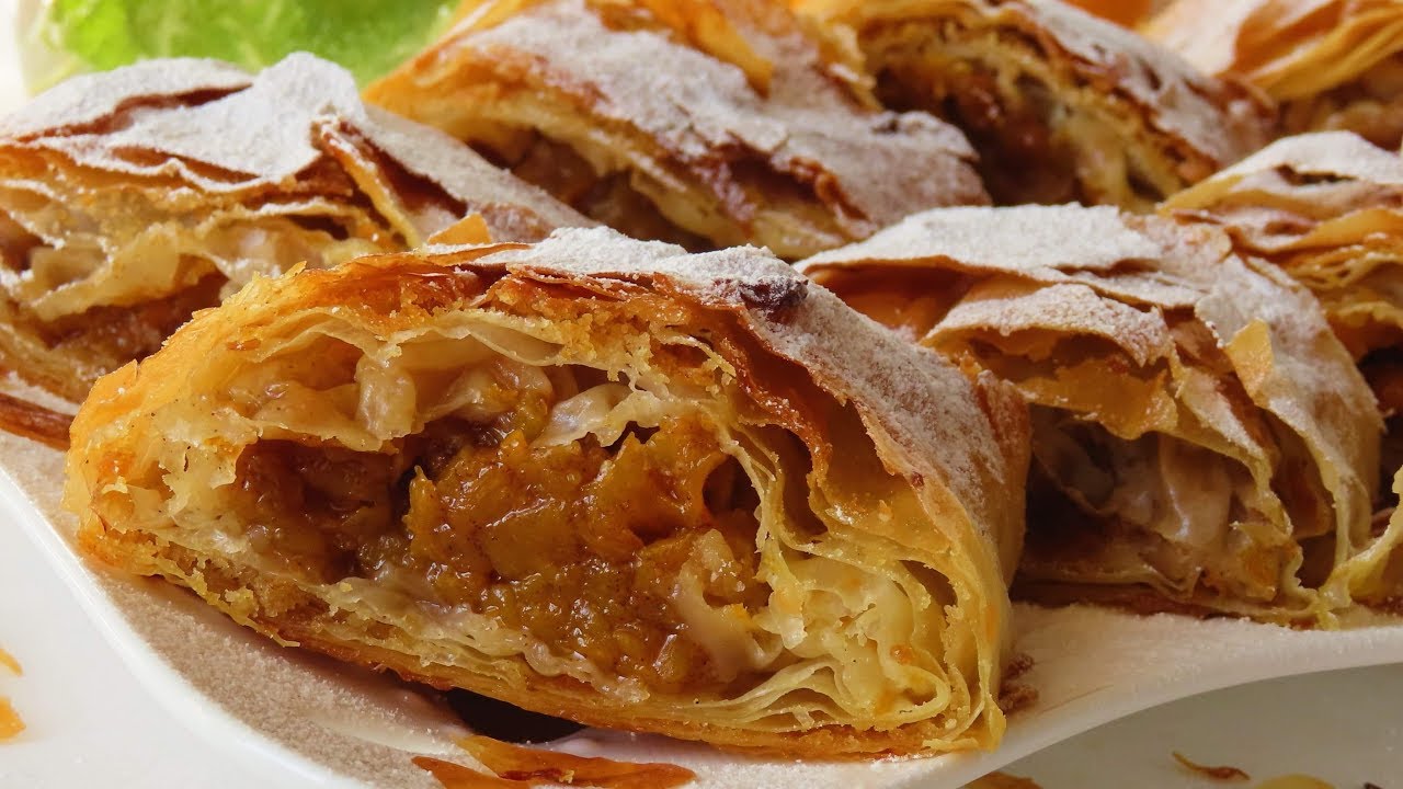 Štrudel s Bundevom / Pumpkin Strudel - YouTube