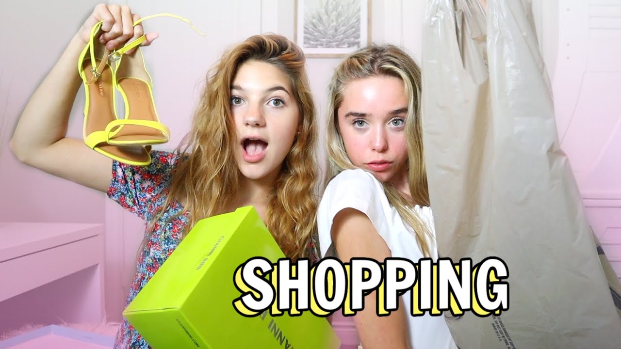 shopping for each other CHALLENGE! FT Jenna Davis - YouTube