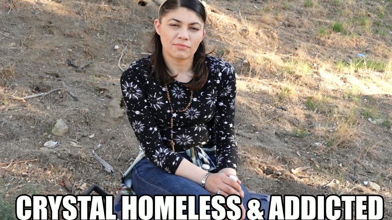 Crystal homeless and addicted in san Bernardino California part 2 - YouTube