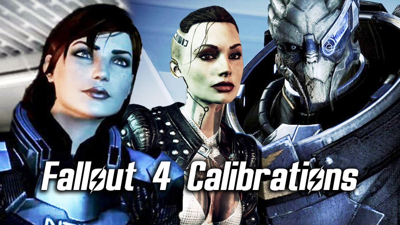 Fallout 4 - Jack & FemShep help with Garrus's calibrations - YouTube