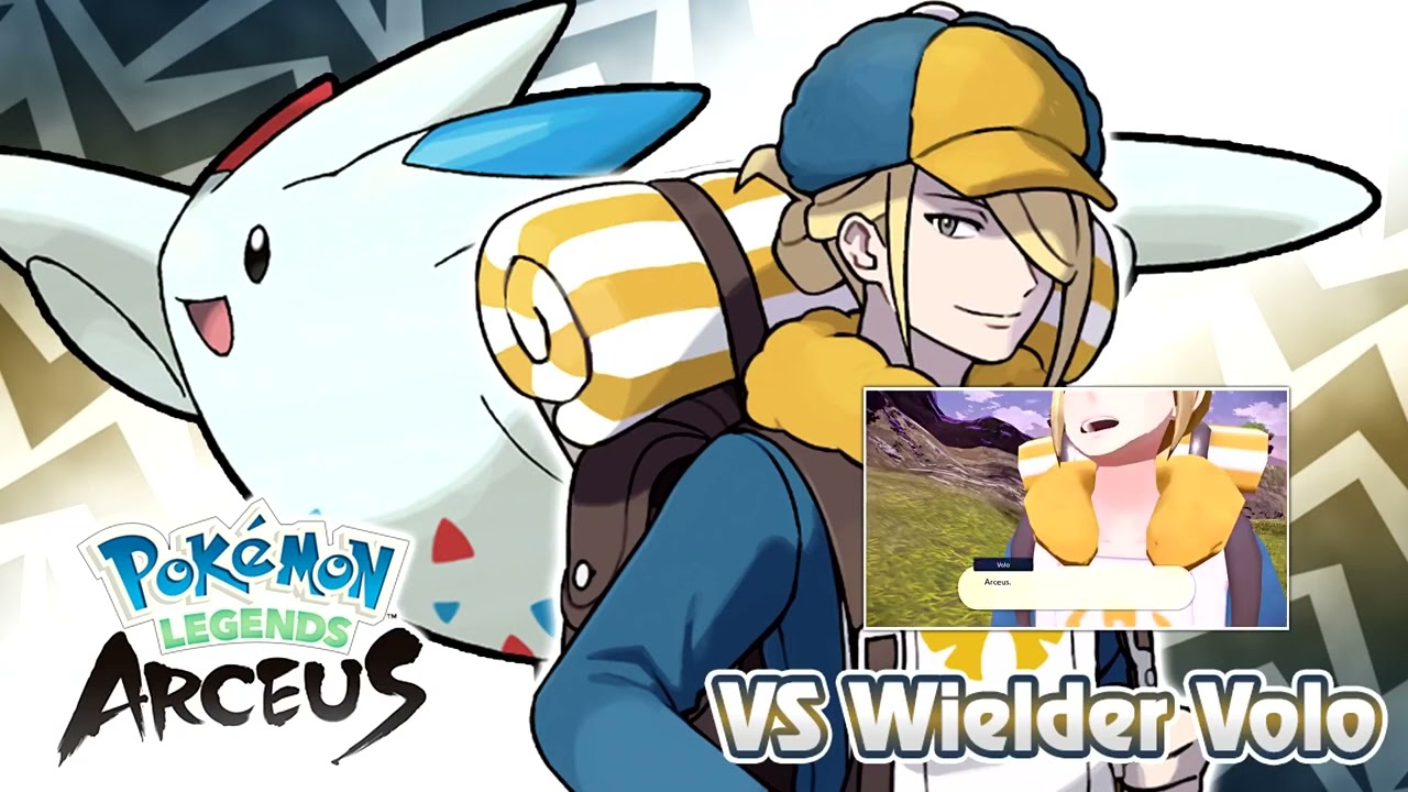 Pokémon legends: Arceus Wielder Volo battle theme music Definitely hits ...