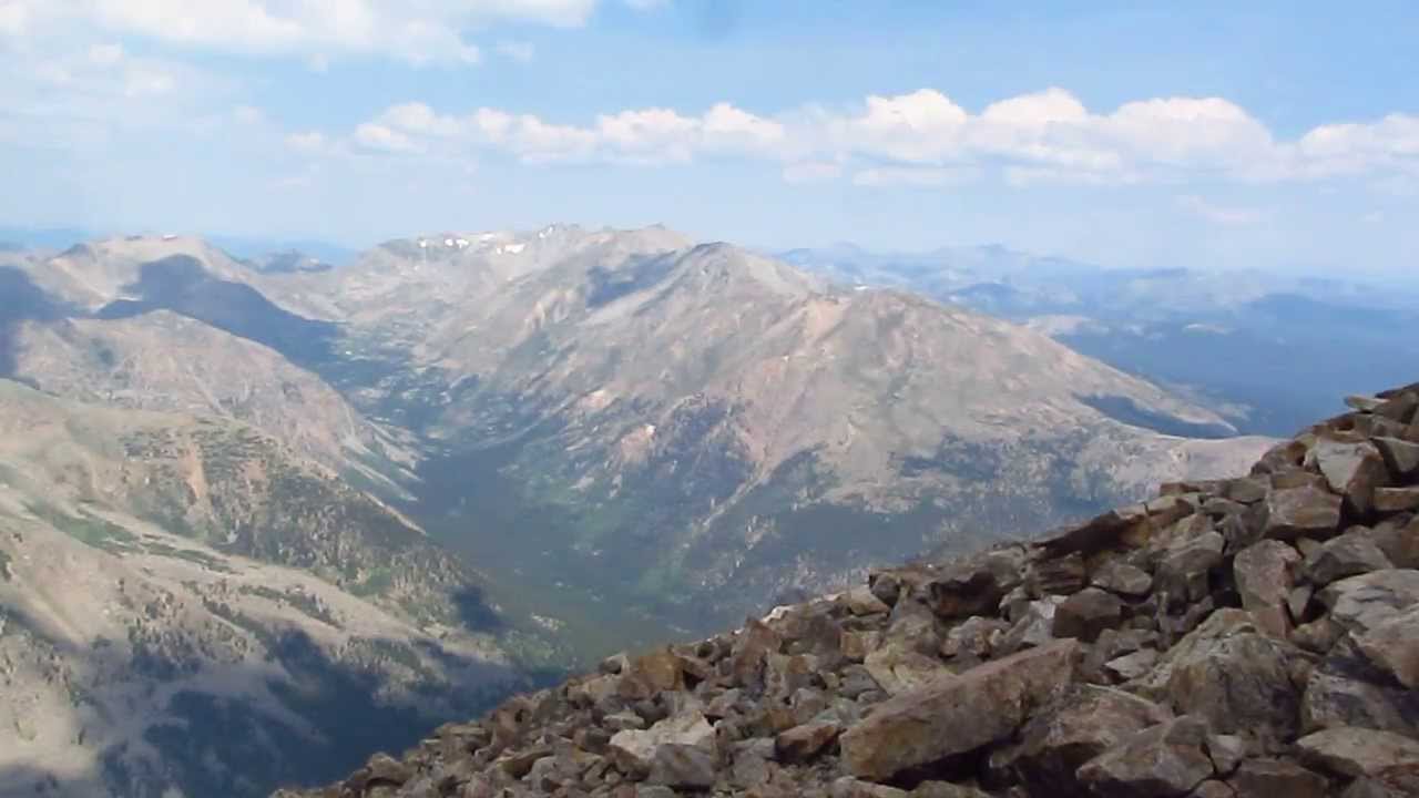 Summit View on Mount Elbert 2 - YouTube