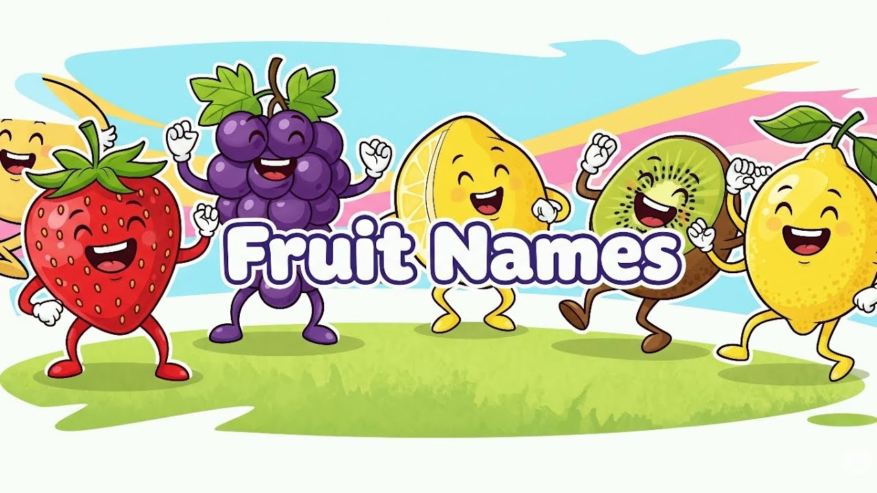 Fruity Friends Unite! 🍎🍌 Learn Your Fruits with Fun Animation! - YouTube