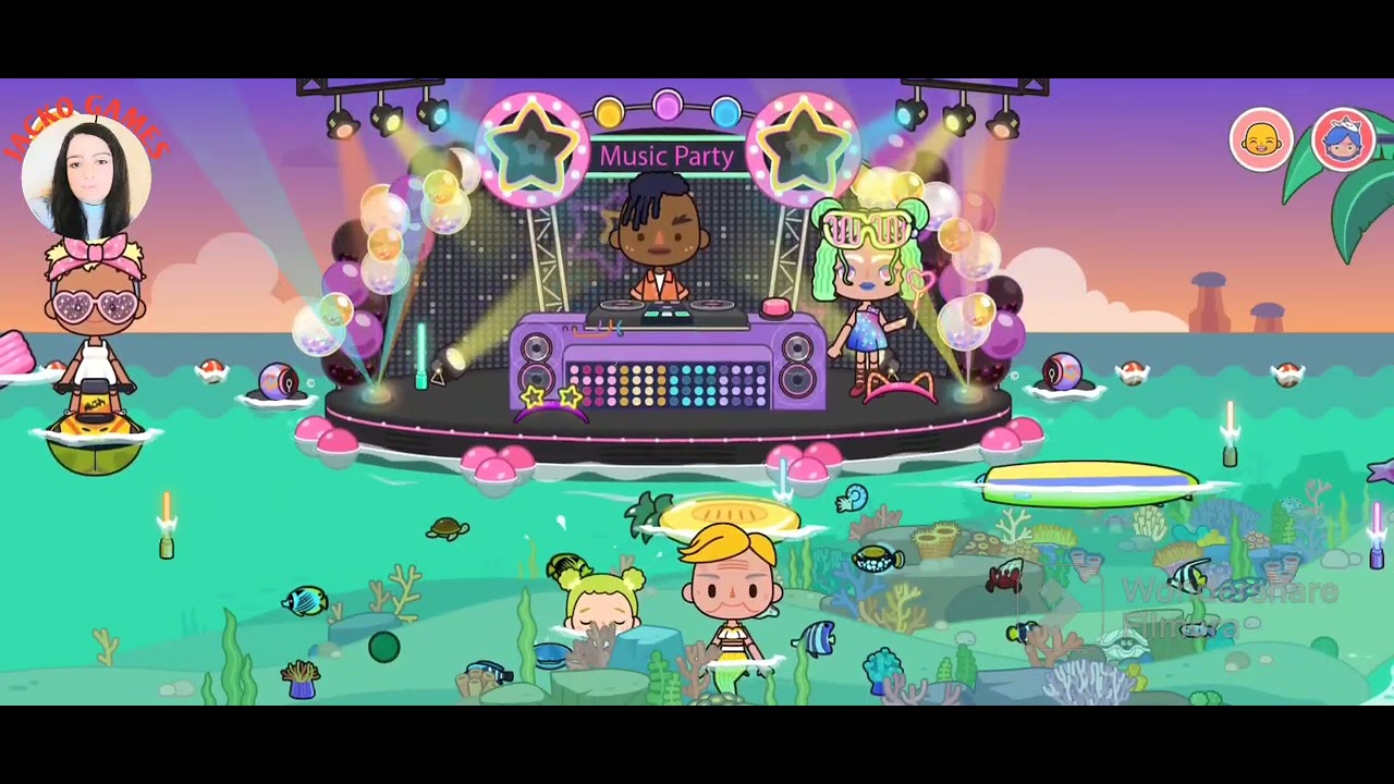 Miga World new Update ,Wonderful party on the beach - YouTube