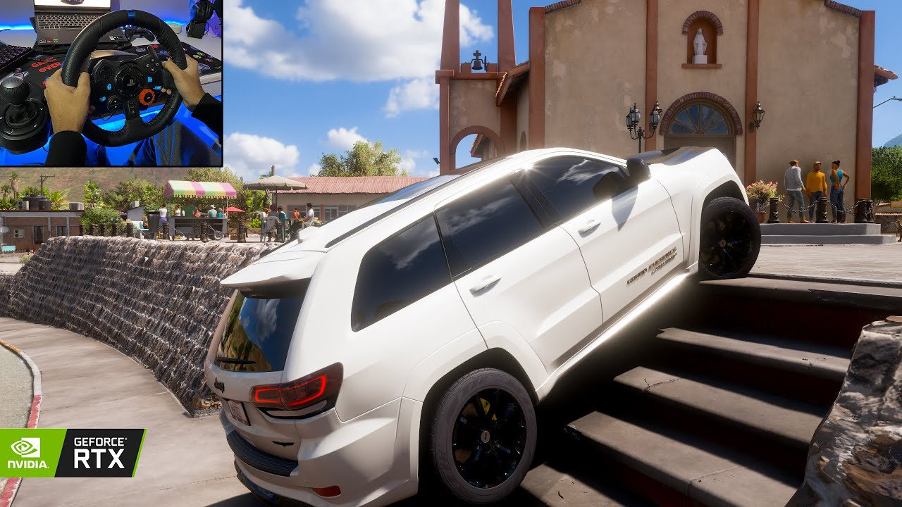 Jeep Grand Cherokee Trackhawk | Forza Horizon 5 | Logitech G29 Steering ...