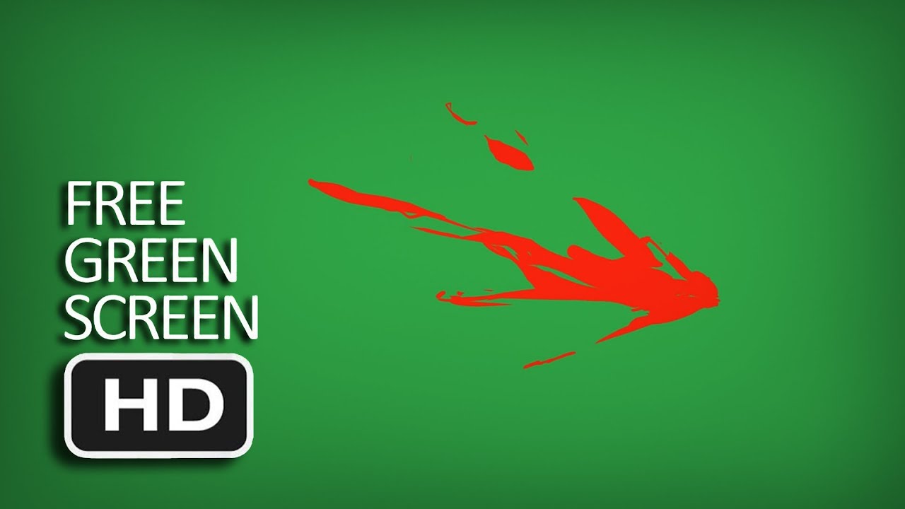 Free Green Screen - Blood Splash Cartoon - YouTube