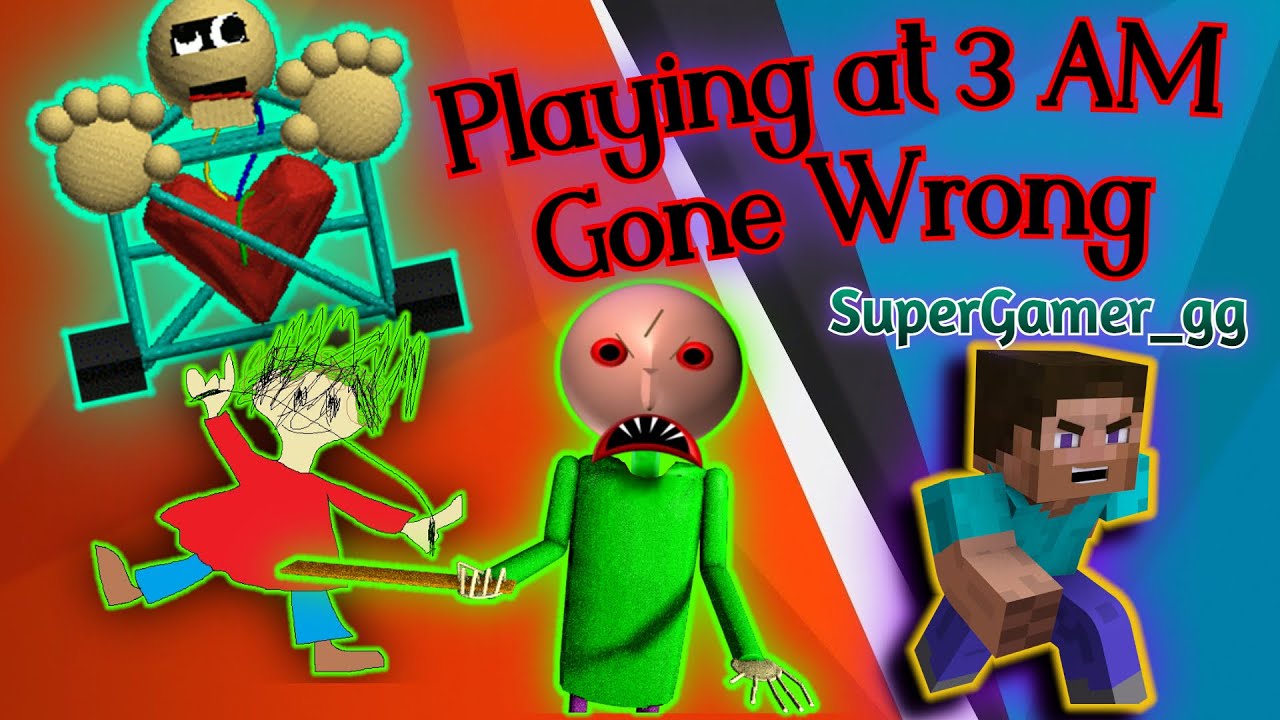 baldi's basics || baldi's basics gameplay in hindi || Playing at 3 am ...