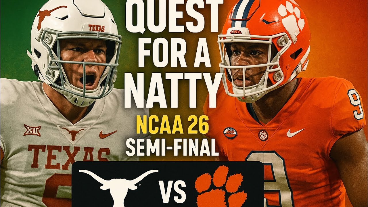 Semi Finals Texas Longhorns Vs Clemson Tigers #roadtoplayoffs - YouTube