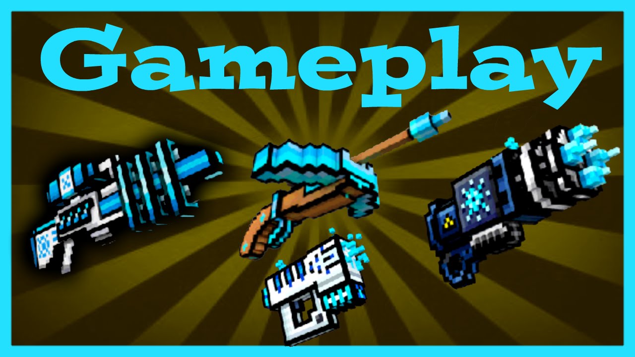 Pixel Gun 3D - Blue Weapon Gameplay! - YouTube