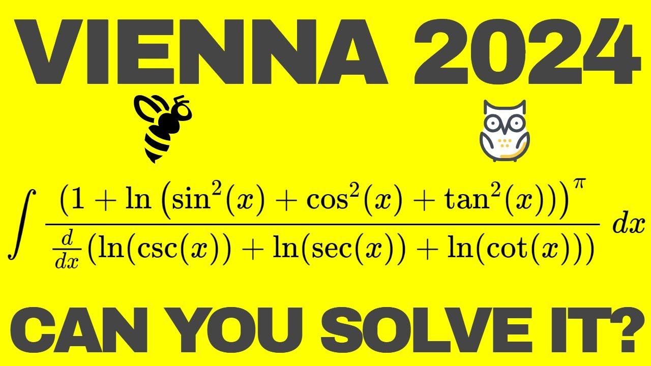 Insane integral from blackpenredpen & Vienna Integration Bee! - YouTube