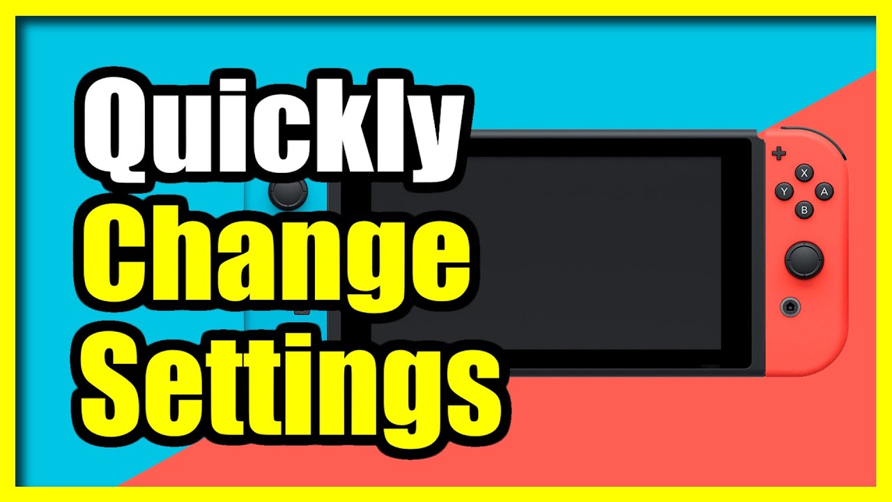 How to Quickly Adjust Sound & Brightness on Settings in Nintendo Switch ...
