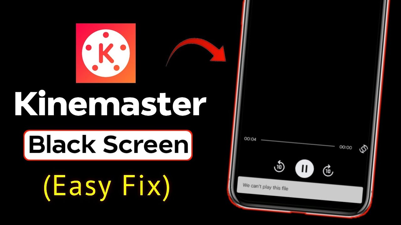 Kinemaster Black Screen Problem Fixed 💯 - YouTube