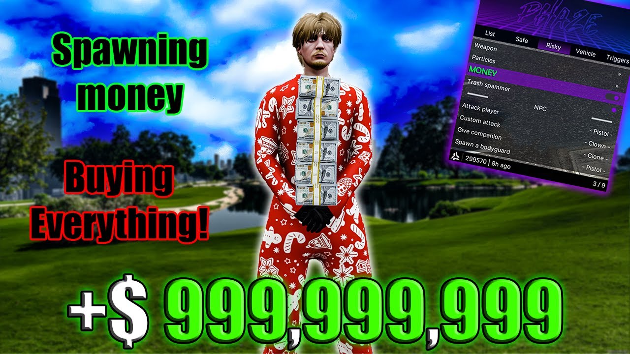 Spawning MONEY to RUIN a FiveM SERVERS ECONOMY using MODS - YouTube