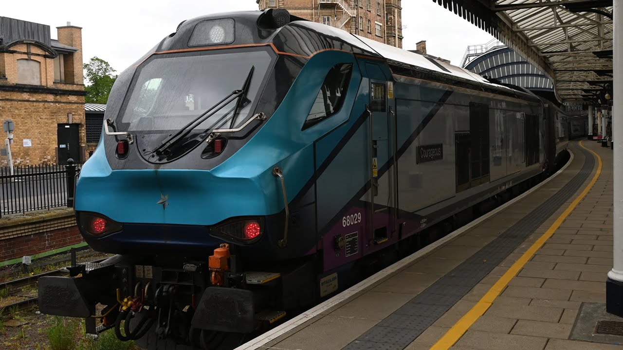 Farewell to TPE Class 68 & Mk5 - YouTube