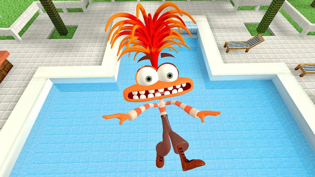 Inside Out Anxiety Ragdoll Jumps & Falls (GMOD) Episode 566 - YouTube