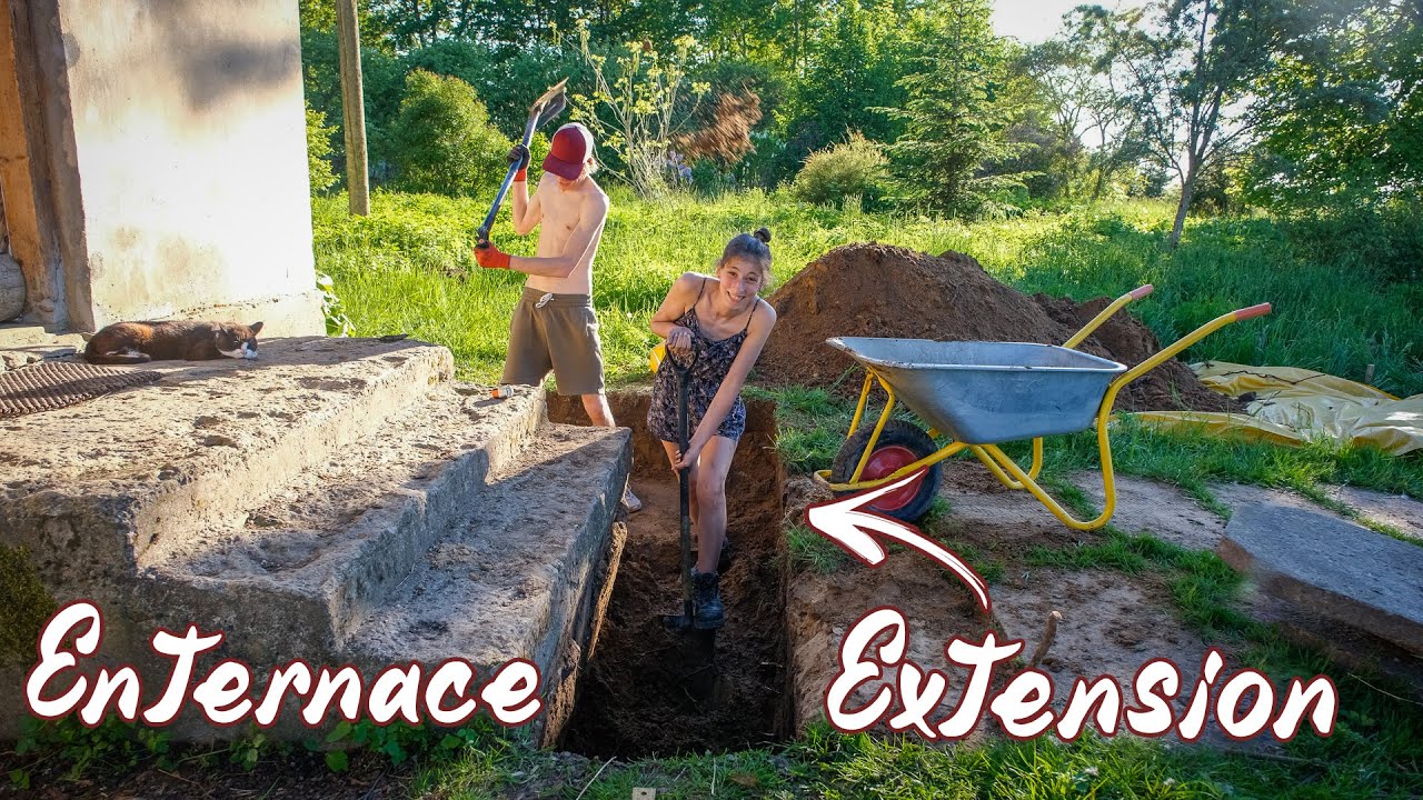 House Extension | Digging the Foundation (PART 1) - YouTube