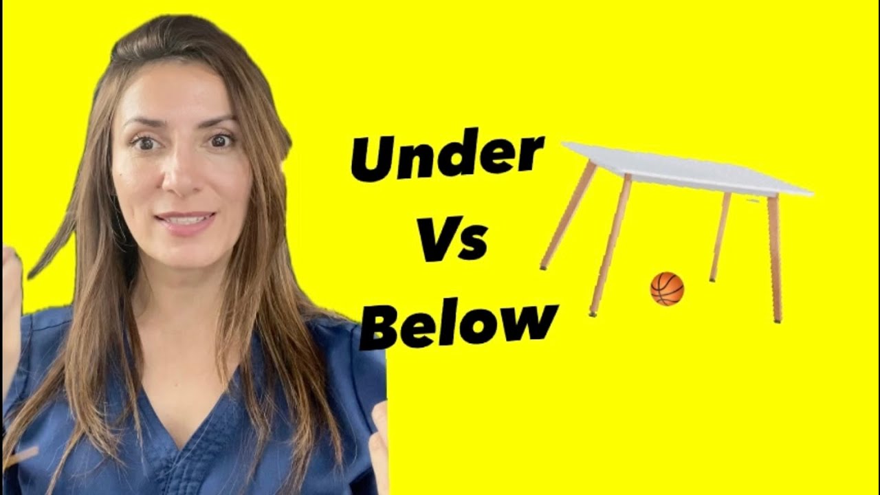 UNDER vs BELOW - YouTube